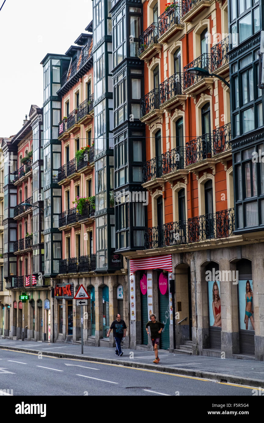 Main street of Bilbao. Biscay, Basque Country, Spain Stock Photo - Alamy