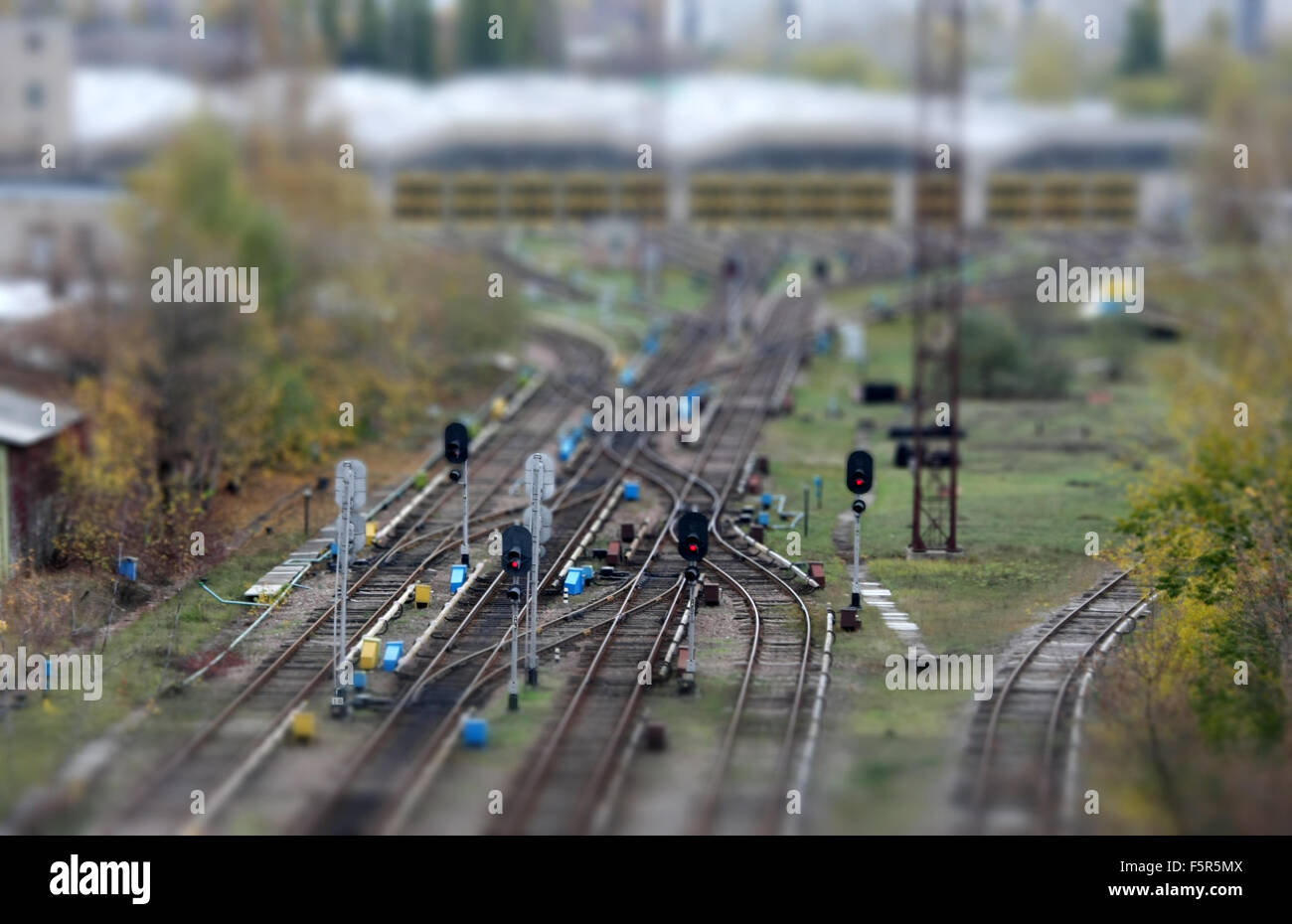 Rail road crossing hi-res stock photography and images - Alamy