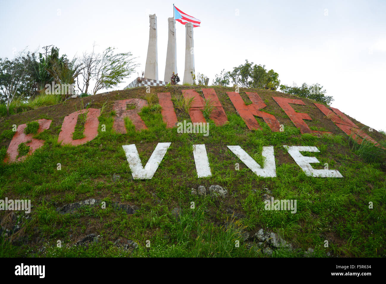 Monument in honor of the Three Kings. Guavate, Puerto Rico. USA ...