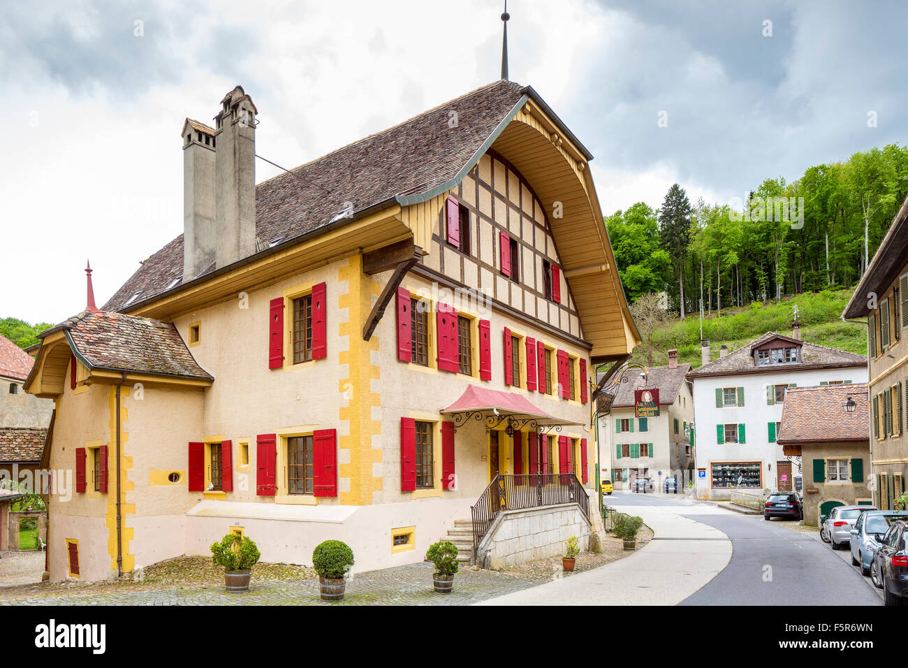 Romainmôtier, Orbe, Canton de Vaud, Switzerland, Europe Stock Photo - Alamy