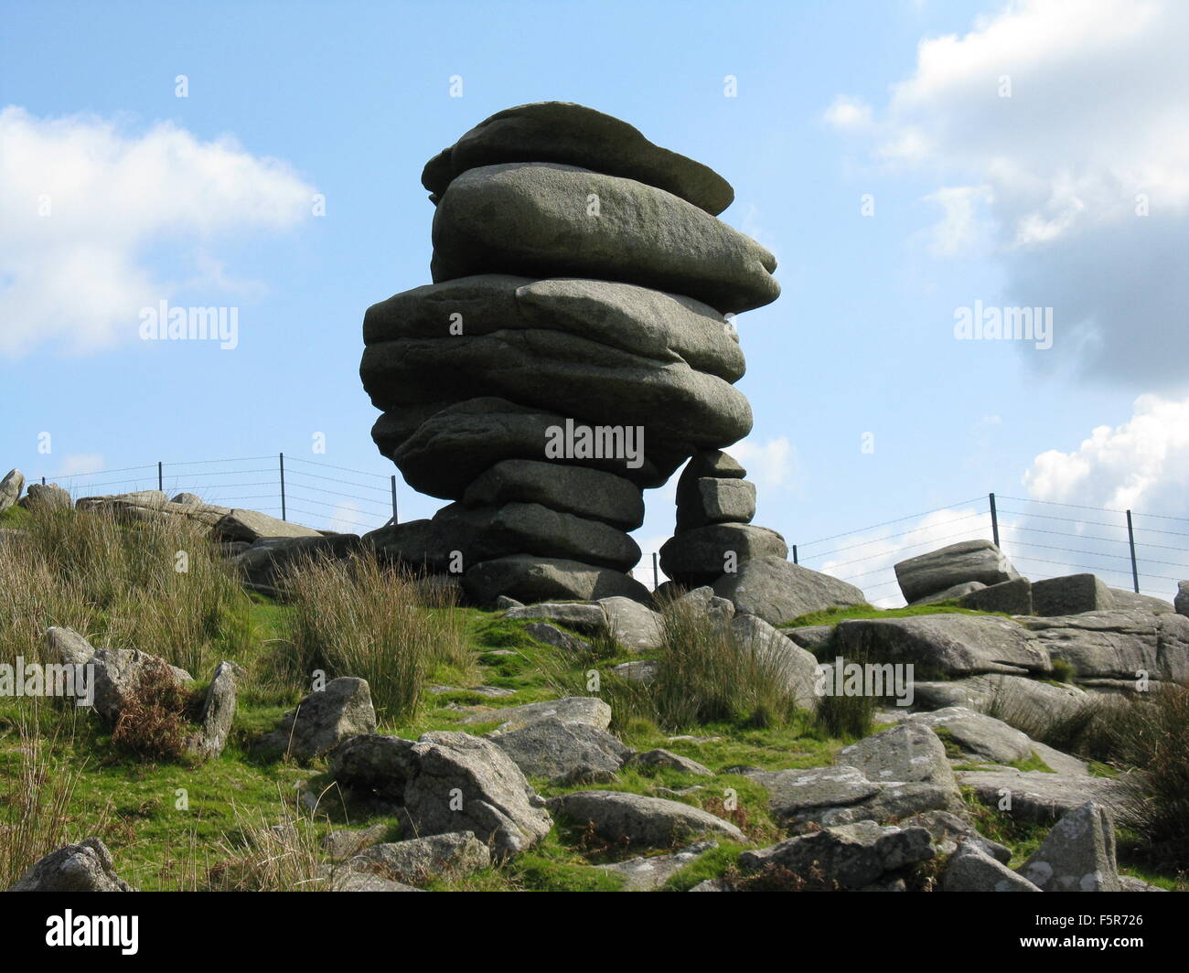 Cheesewring on Bodmin Moor Stock Photo - Alamy
