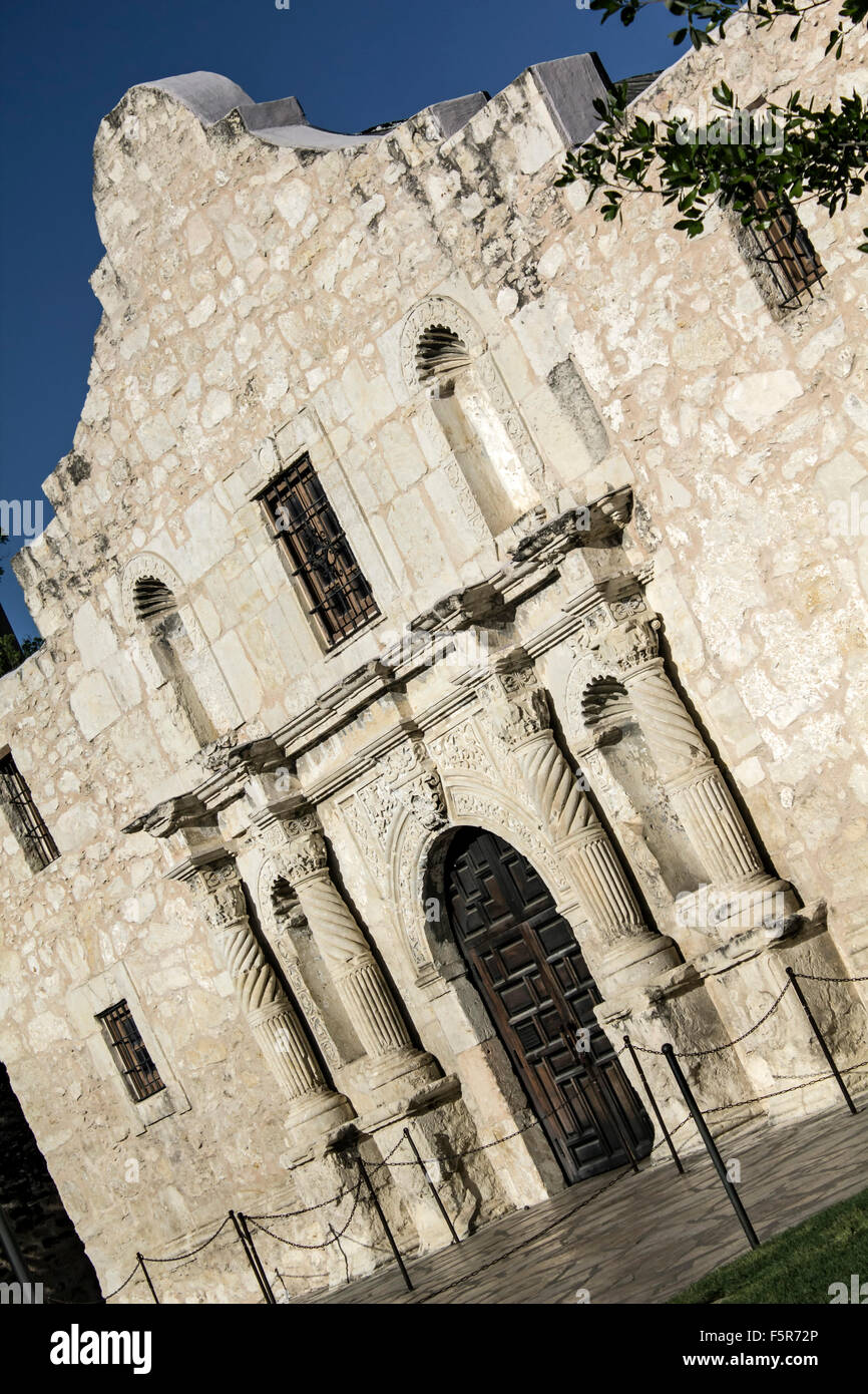 The Alamo (Mission San Antonio de Valero), San Antonio, Texas USA Stock ...