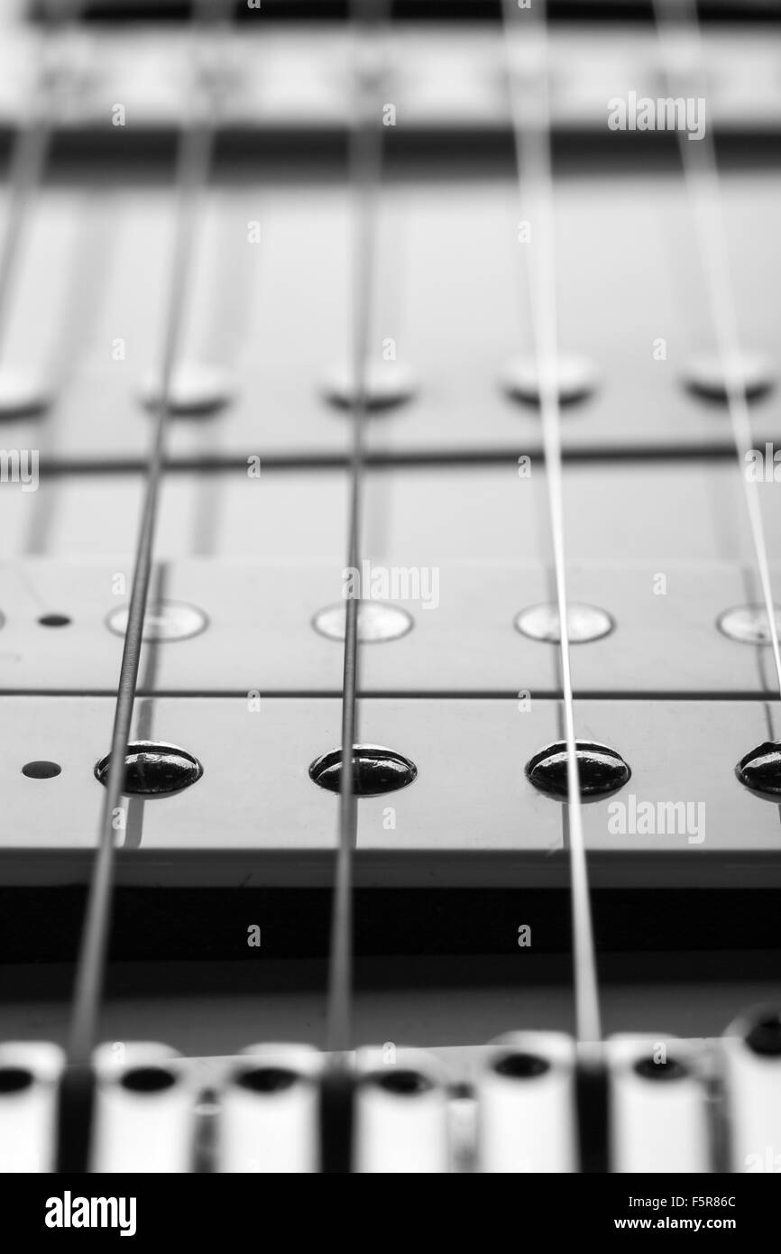 Guitar pickup Black and White Stock Photos & Images - Alamy