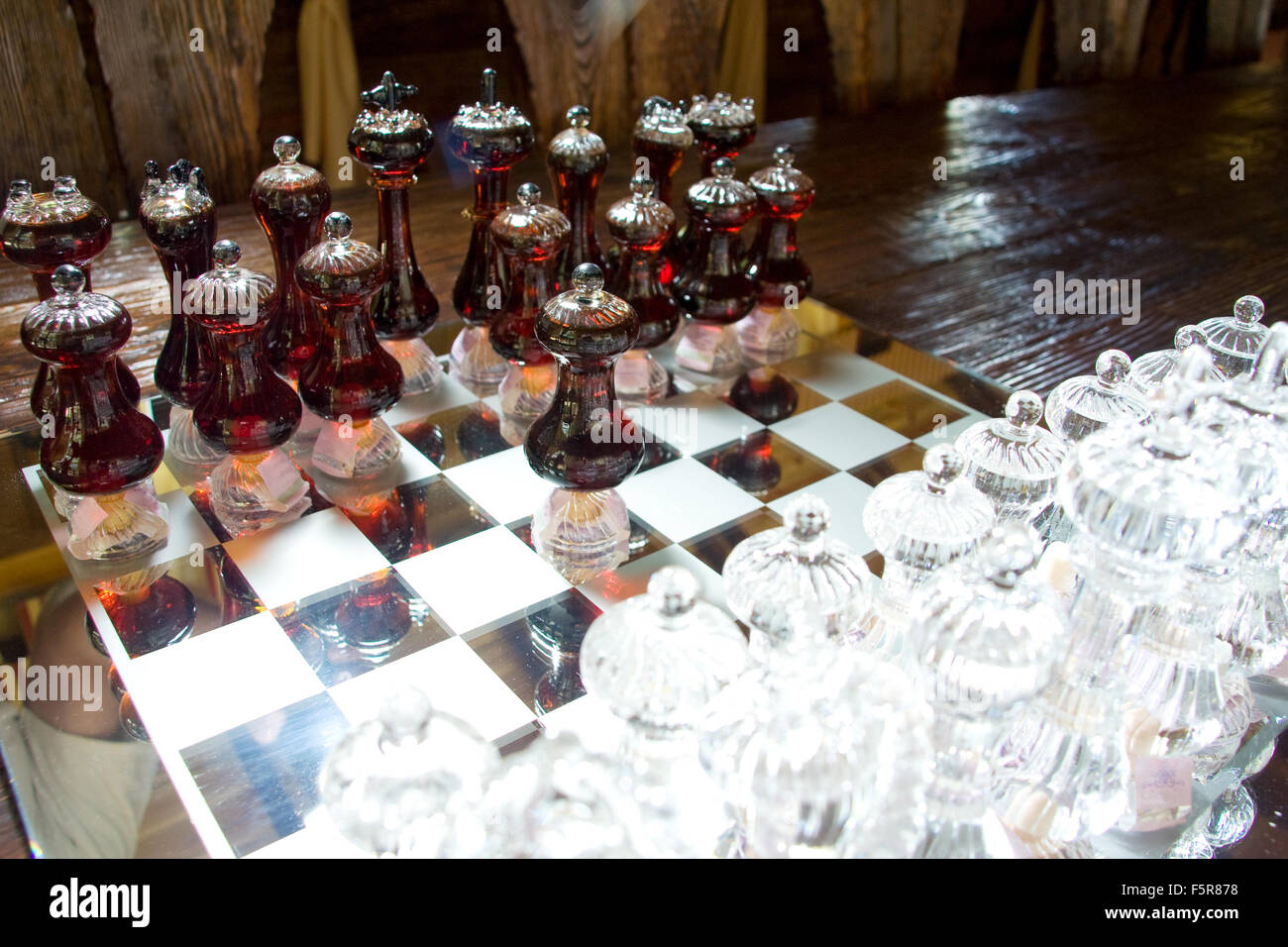 Alcohol battle. Cognac vs Vodka Stock Photo - Alamy