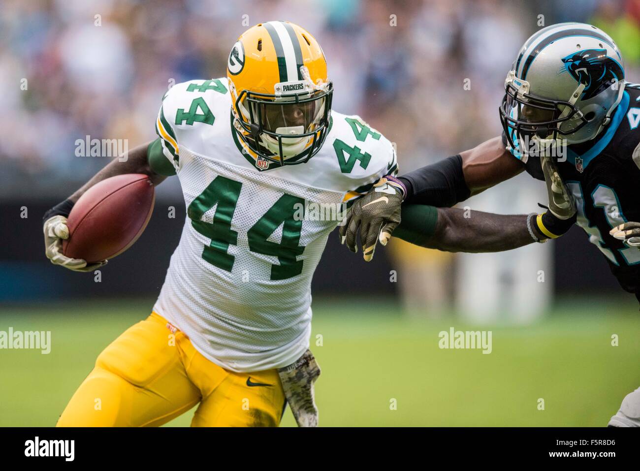 Charlotte, North Carolina, USA. 8th November, 2015. Green Bay Packers ...
