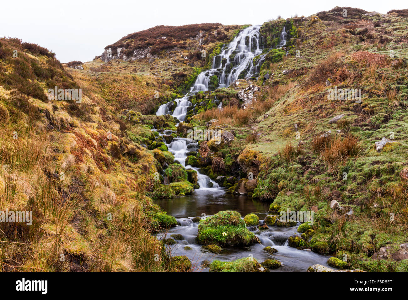 A waterfall on the Isle of Skye, Scottish Highlands Scotland UK Stock ...