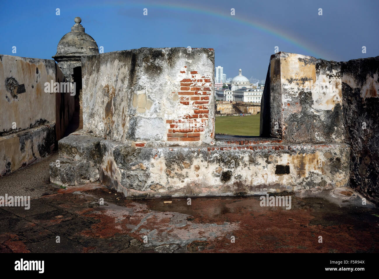 San Cristobal Fort, San Juan, Puerto Rico, Caribbean Stock Photo - Alamy