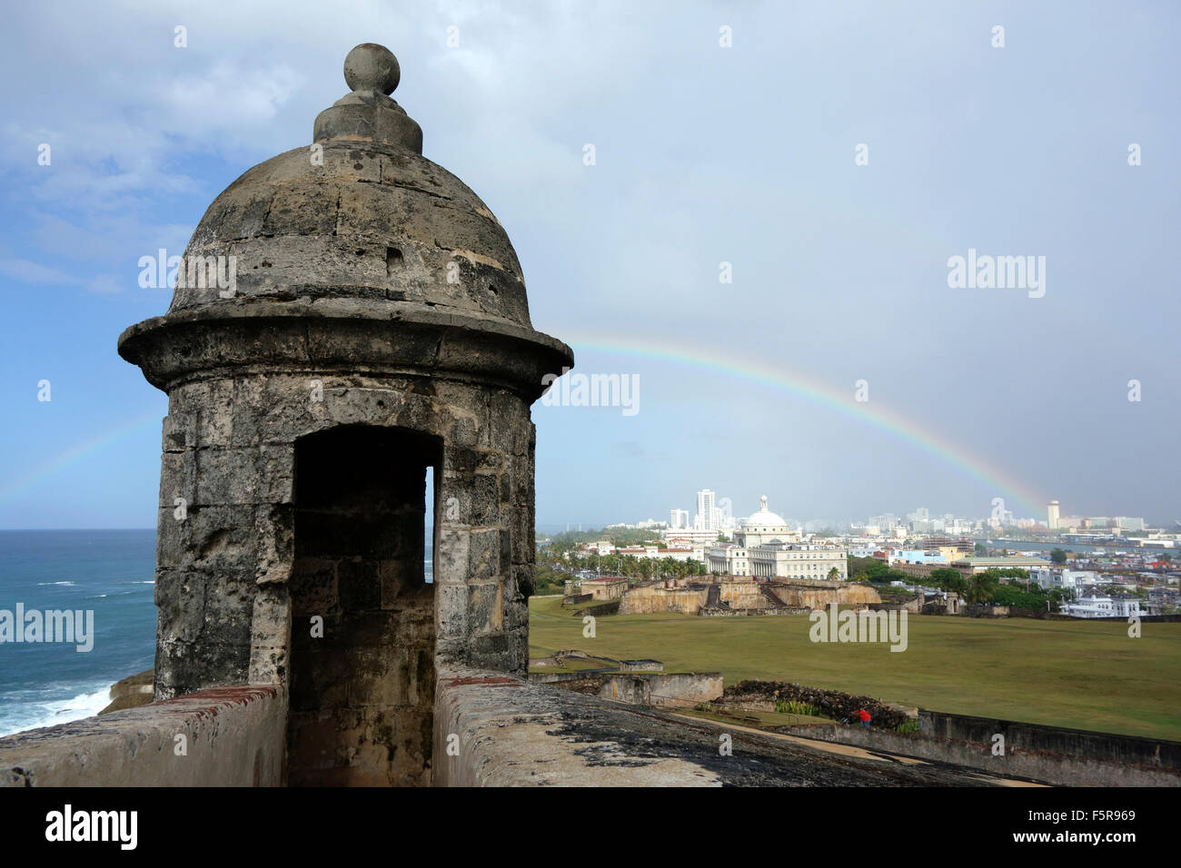 San Cristobal Fort, San Juan, Puerto Rico, Caribbean Stock Photo - Alamy