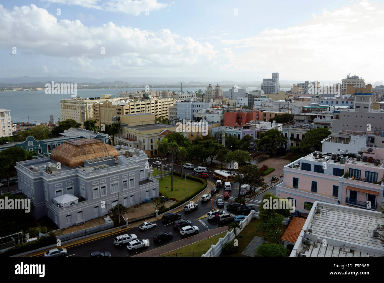 Panoramic view of Old San Juan, Puerto Rico Stock Photo - Alamy