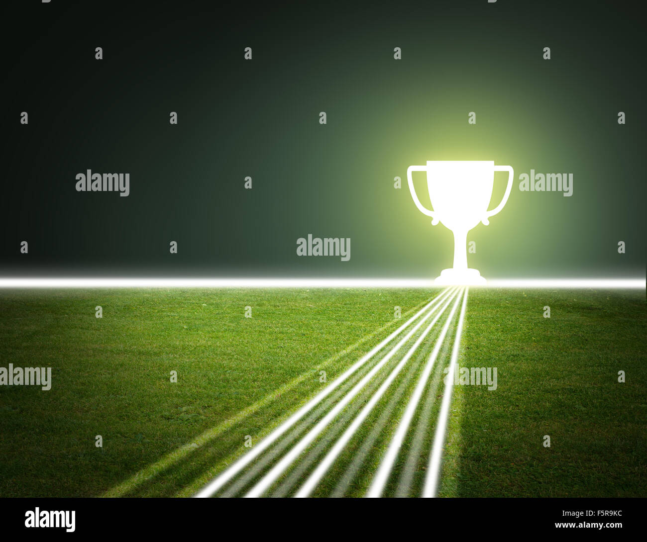 Abstract background with winner cup Stock Photo - Alamy