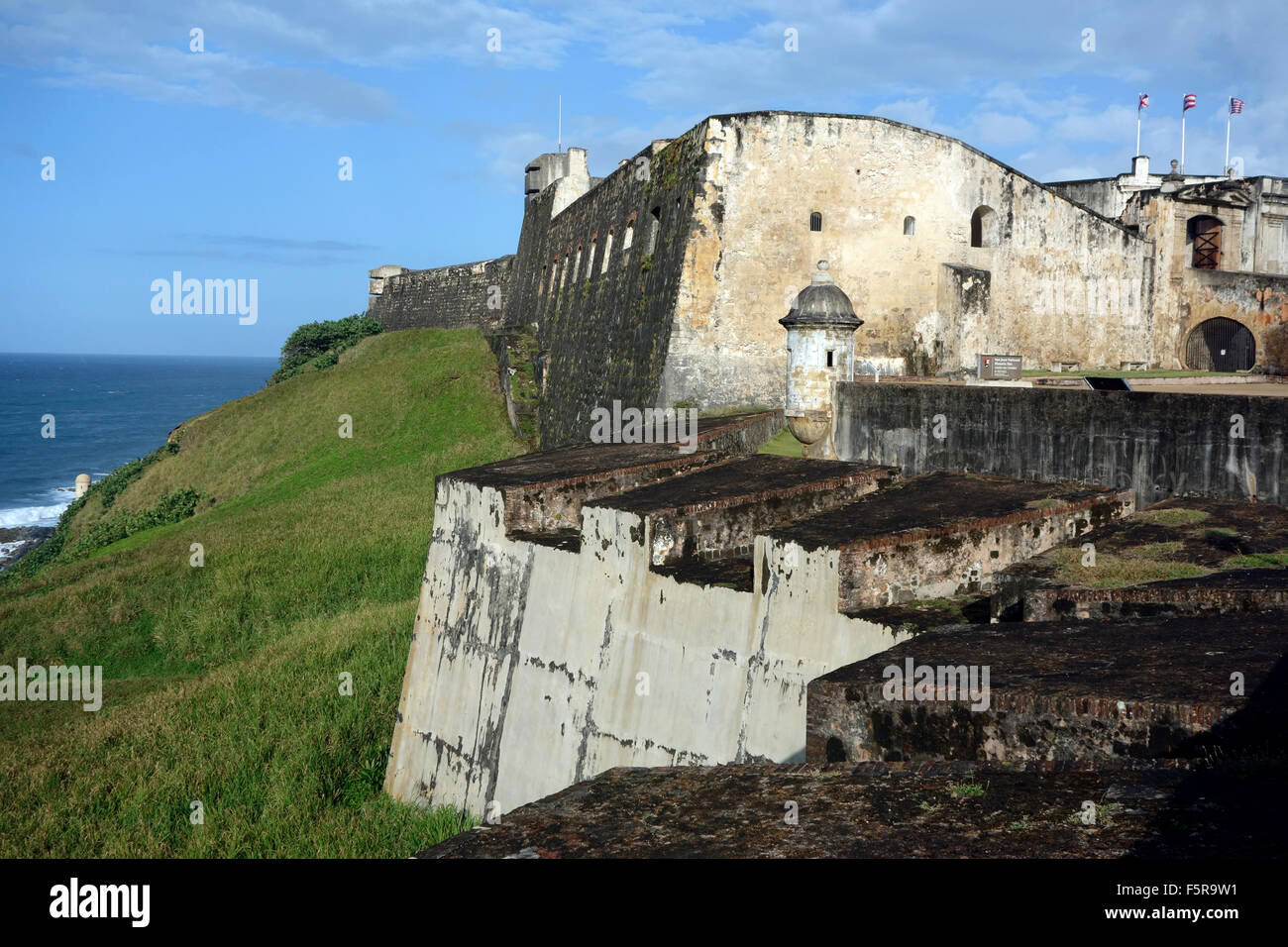 San Cristobal Fort, San Juan, Puerto Rico, Caribbean Stock Photo - Alamy