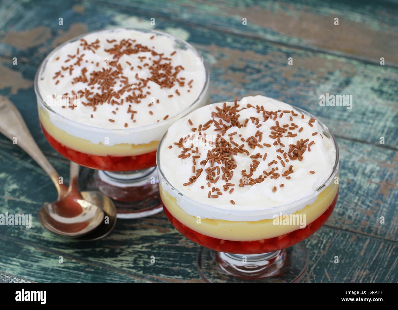 Whipped cream desserts hi-res stock photography and images - Alamy
