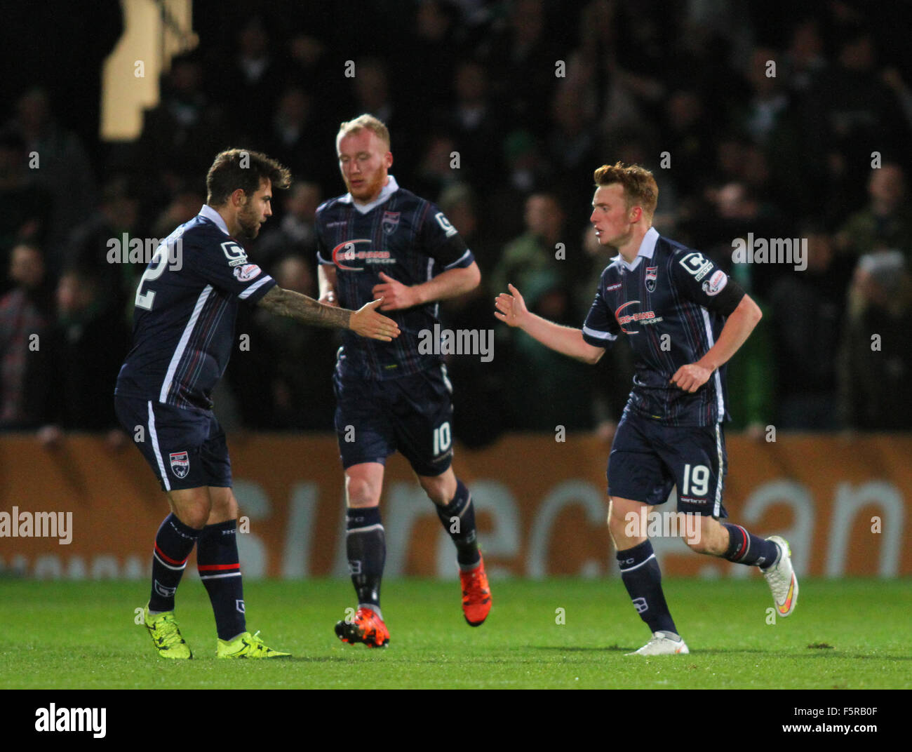 Victoria Park, Dingwall, Scotland. 08th Nov, 2015. Scottish Premier ...