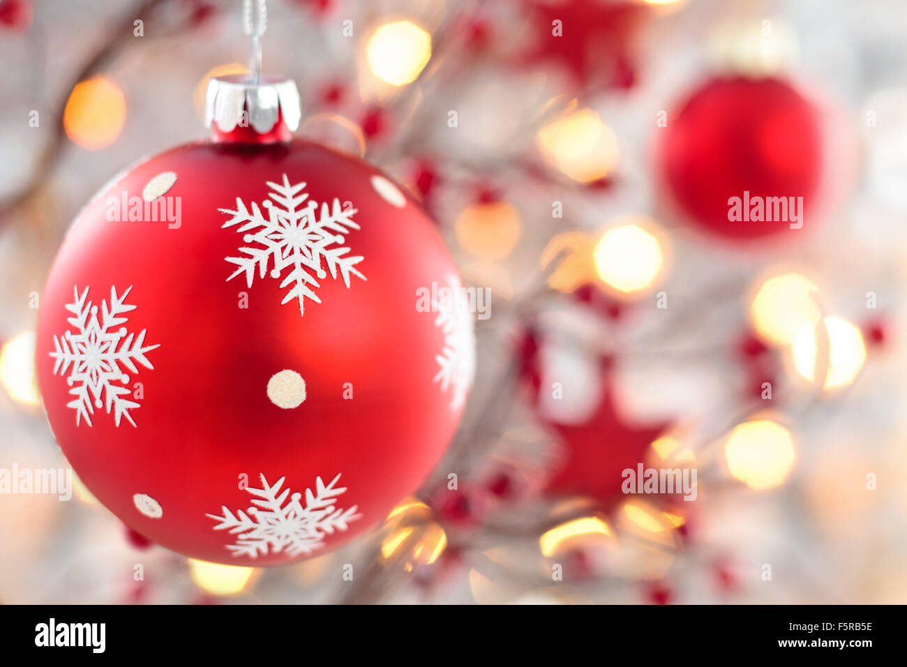 Ball with snowflake hi-res stock photography and images - Alamy