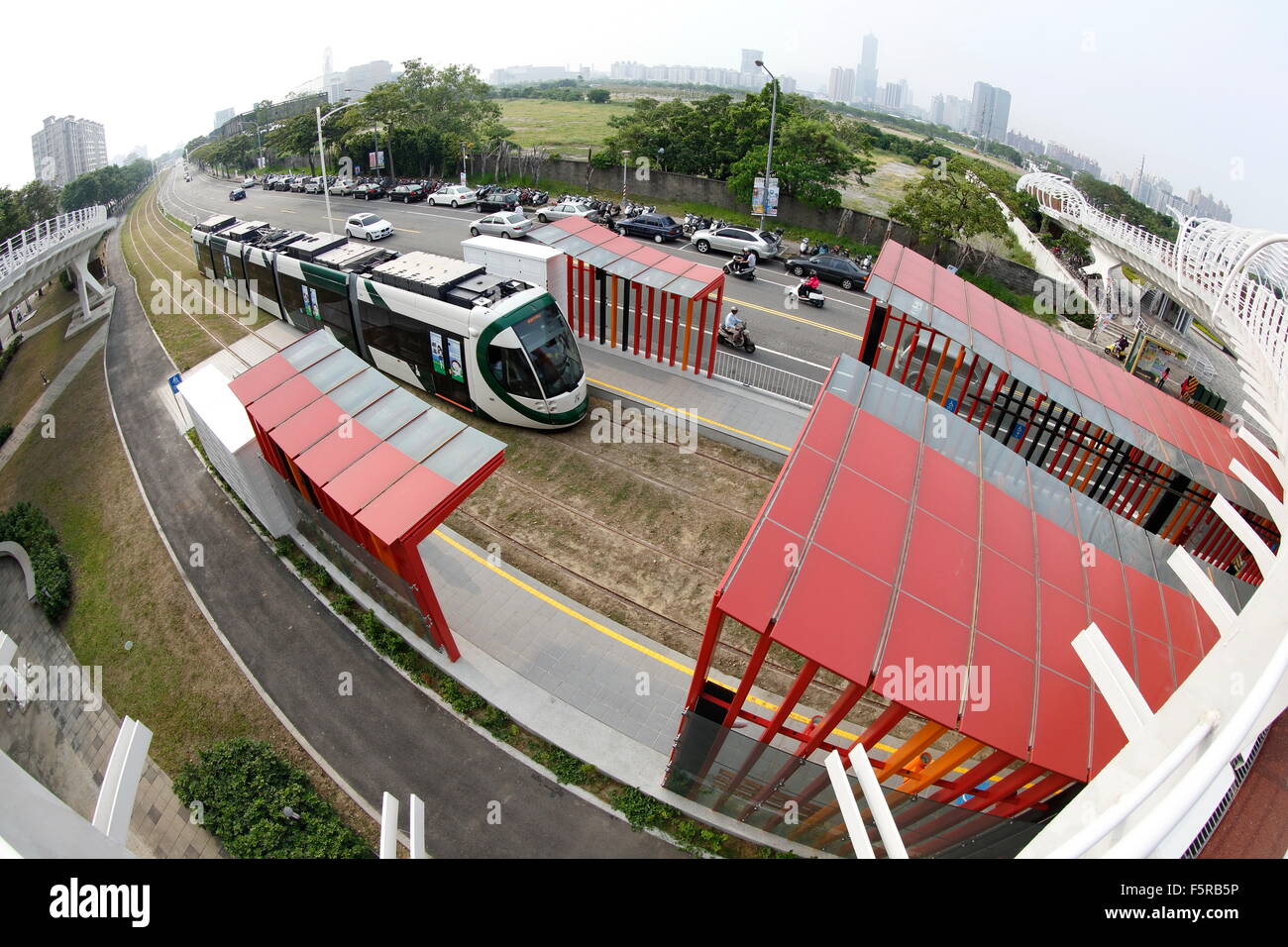 Light Rail System Stock Photo - Alamy