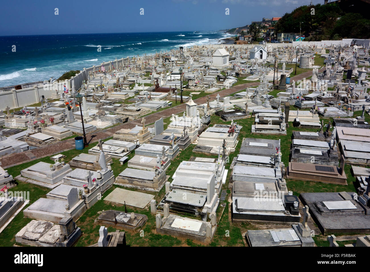 Cemetery in Old San Juan, Puerto Rico, Caribbean Stock Photo - Alamy