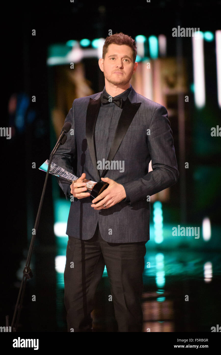 Toronto, Ontario, Canada. 7th Nov, 2015. Singer MICHAEL BUBLE attends ...
