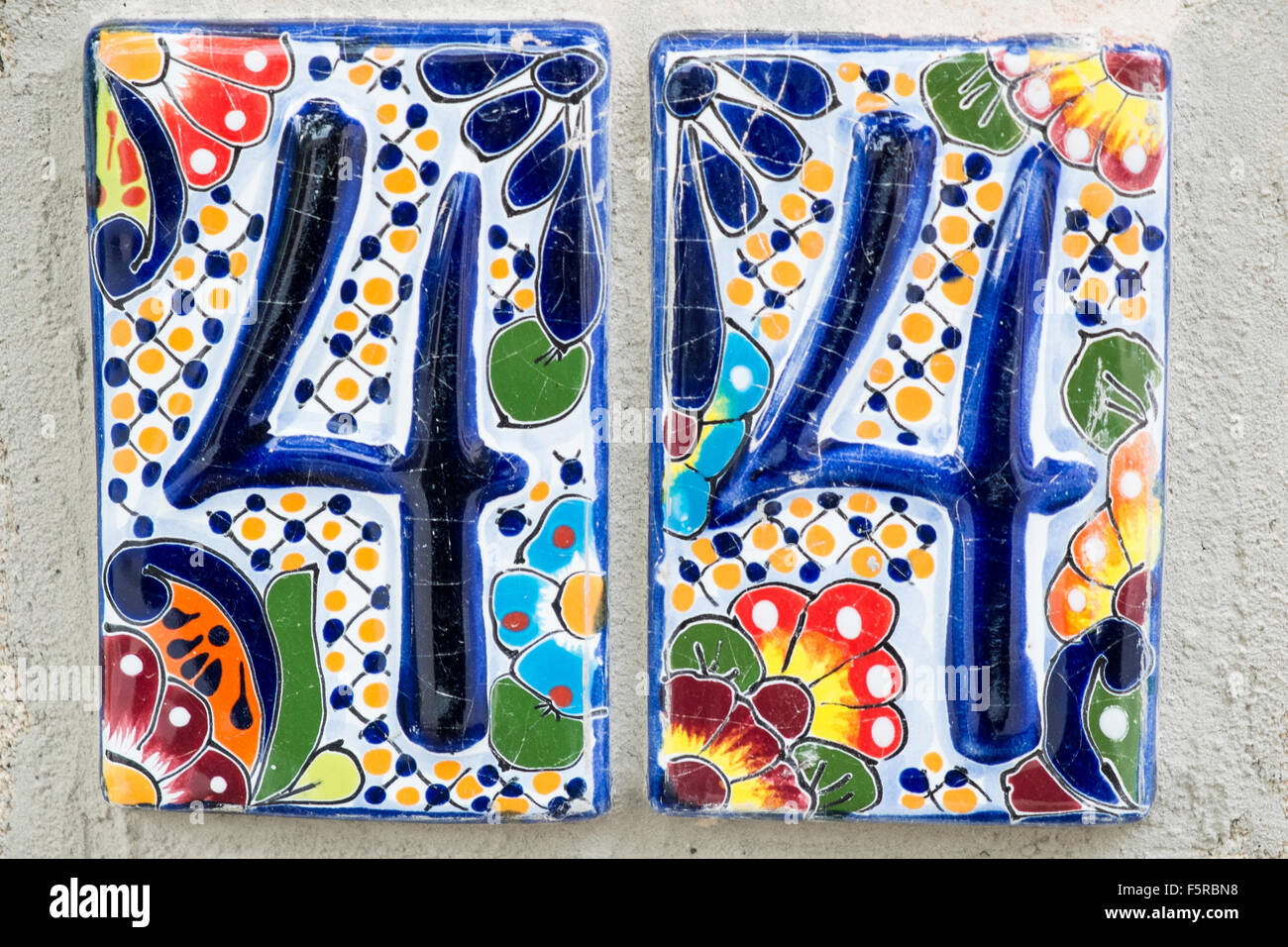 House numbers,44,outside residence. pretty,handmade,Couiza,Aude,France ...