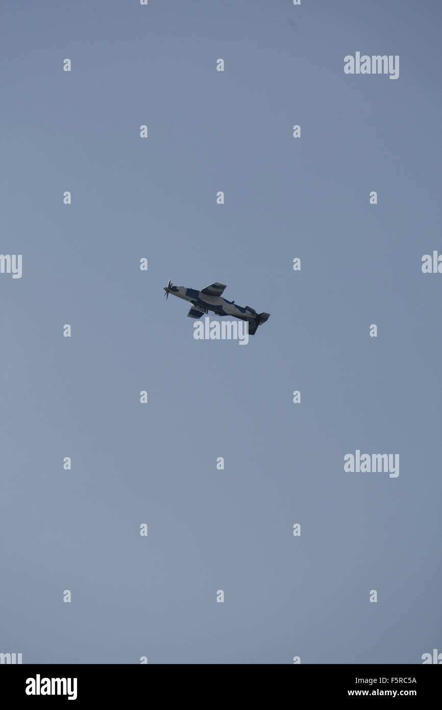 Pireus, Greece. 07th Nov, 2015. A T-6 Texan 2 'Daedalus' demo team ...