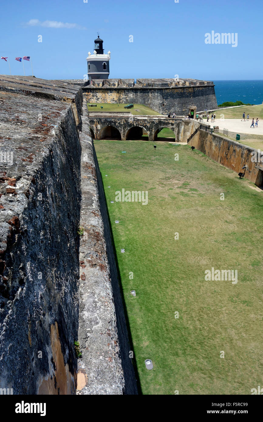 El Morro Fort, San Juan, Puerto Rico, Caribbean Stock Photo - Alamy