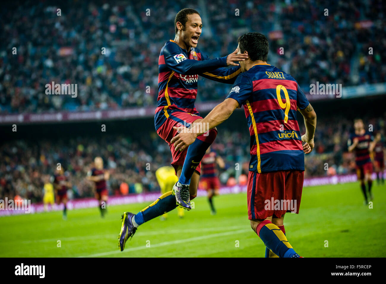 Messi neymar suarez hi-res stock photography and images - Alamy