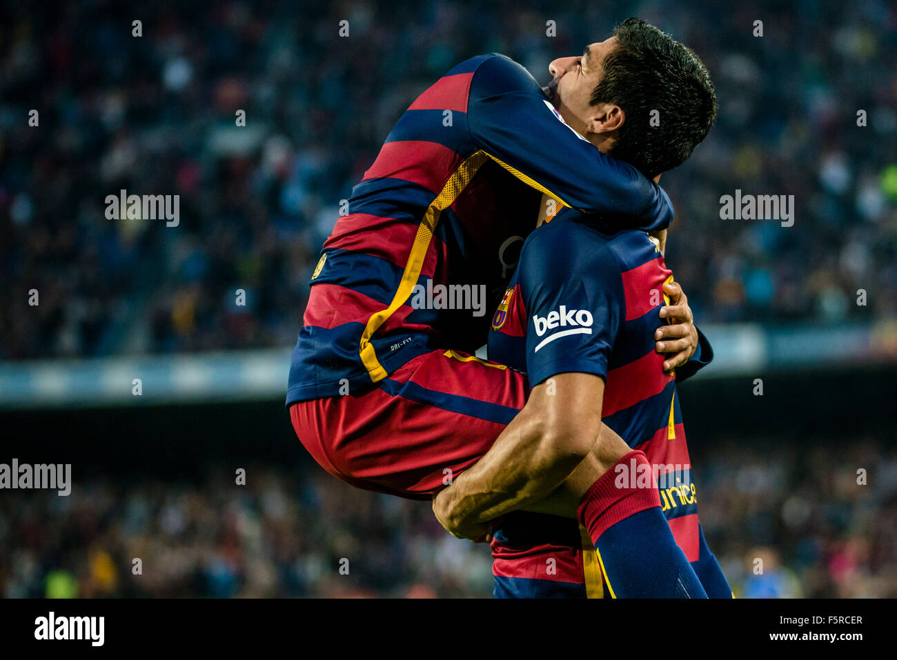 Messi neymar suarez hi-res stock photography and images - Alamy
