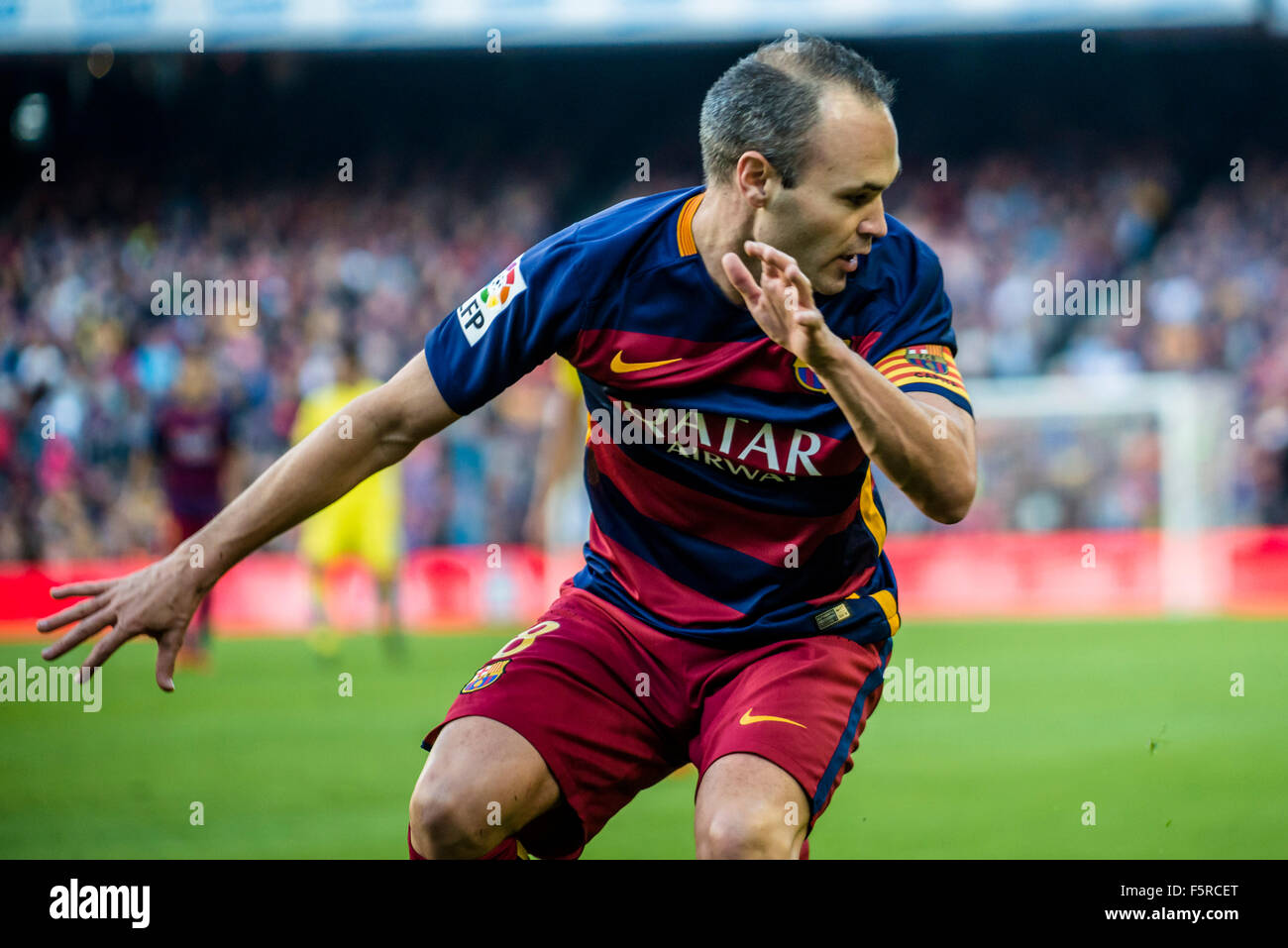 November 08th, 2015. Barcelona, Spain: FC Barcelona's midfielder A ...