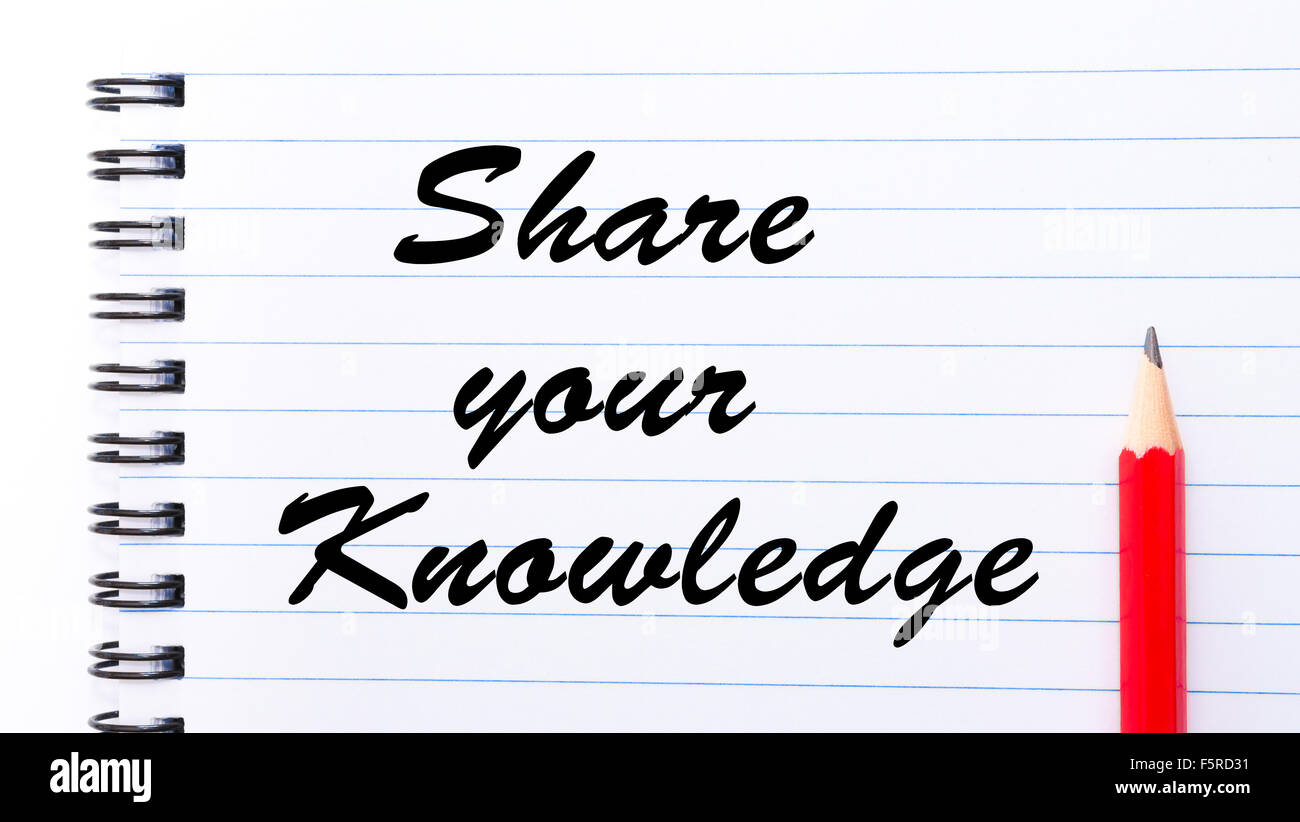 Knowledge written on notepad hi-res stock photography and images - Alamy