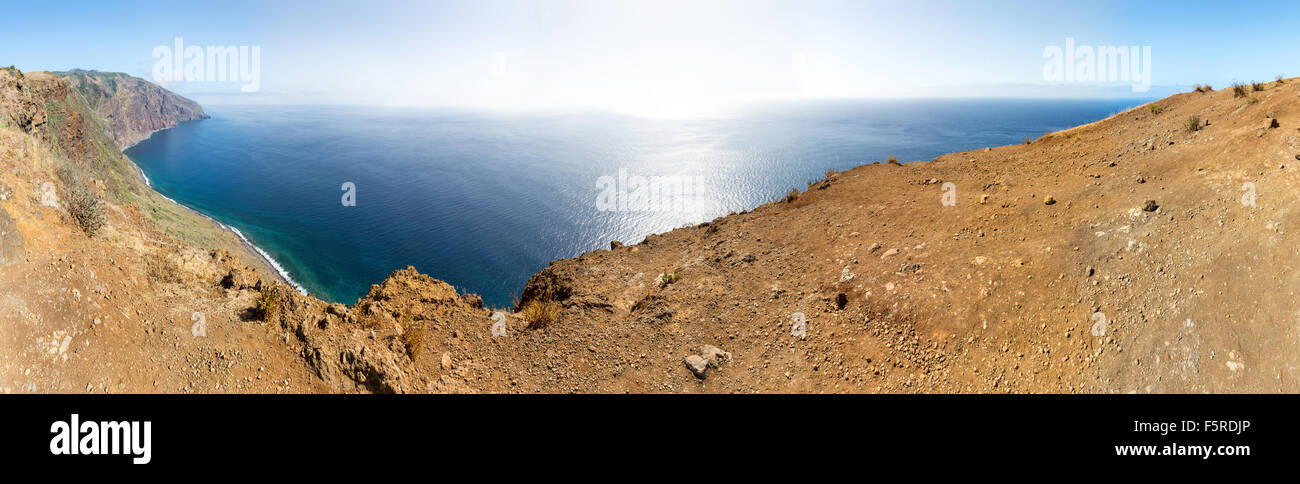 Up view of the little bay from the mountains, Portugal Stock Photo - Alamy