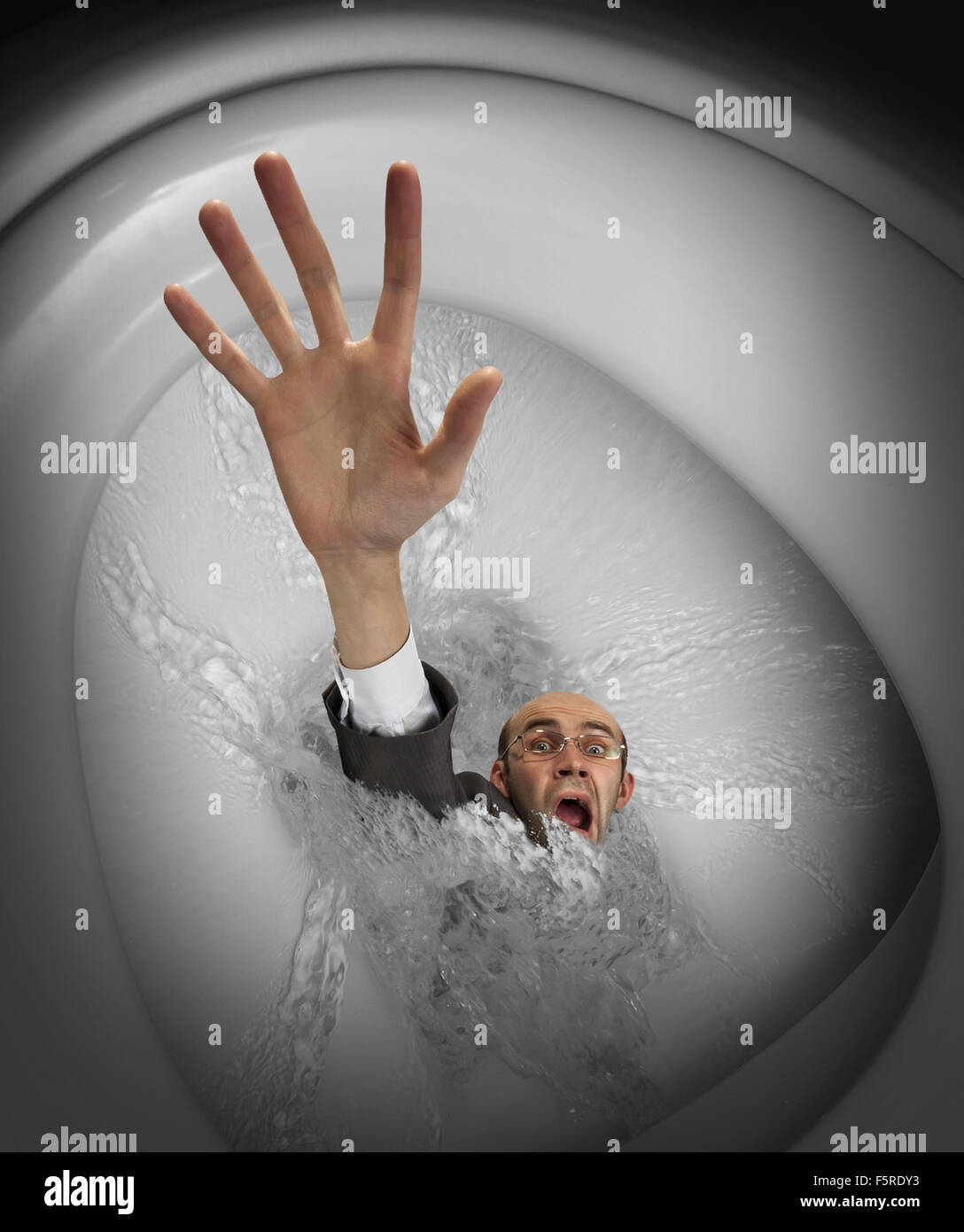 Businessman toilet hi-res stock photography and images - Alamy