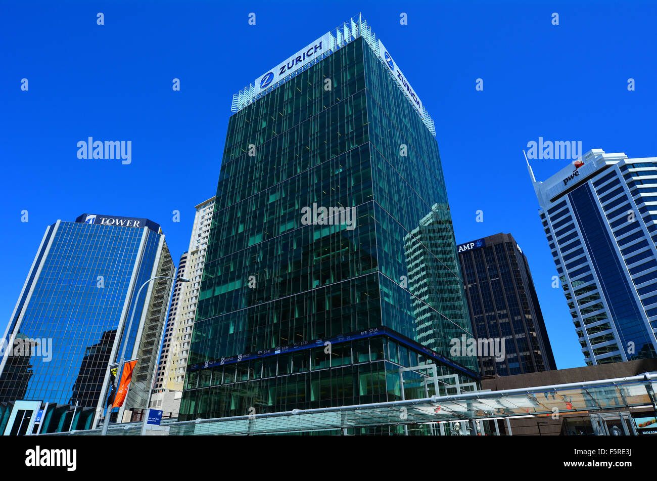 Auckland Downtown Modern Architecture High Resolution Stock Photography ...