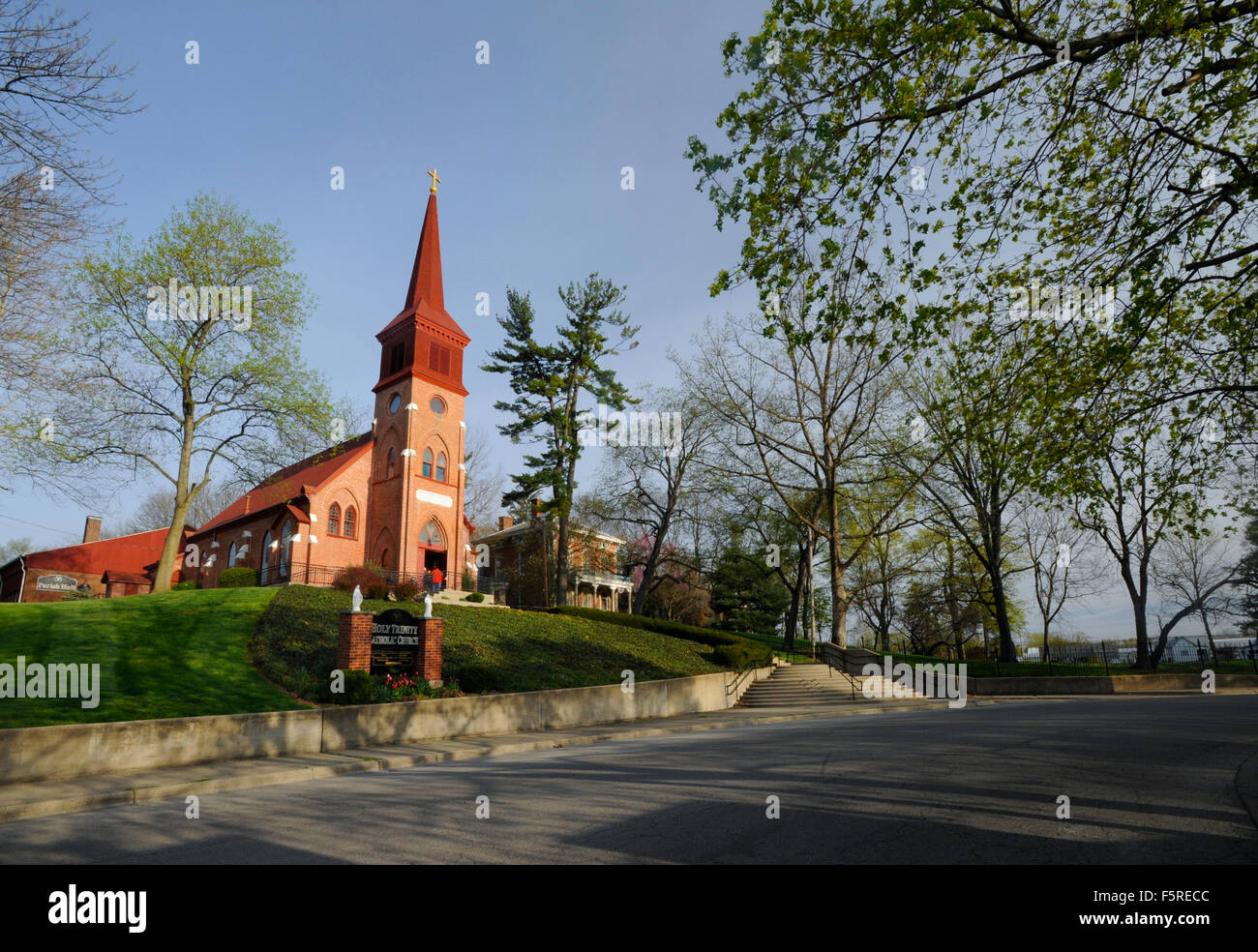 Holy Trinity Catholic Church, Edinburgh, Indiana Stock Photo - Alamy