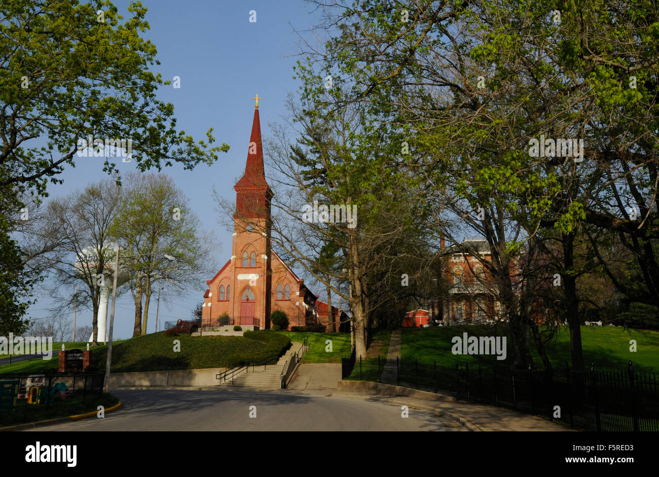 Holy Trinity Catholic Church, Edinburgh, Indiana Stock Photo - Alamy
