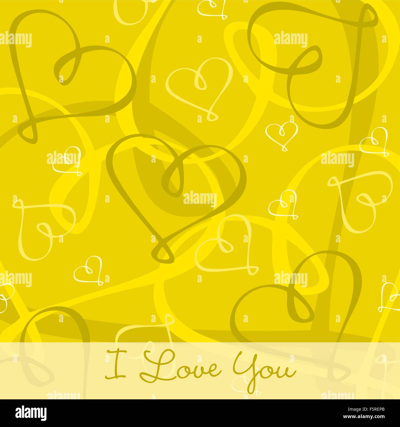 Hand drawn love heart Valentine's Day card in vector format Stock ...