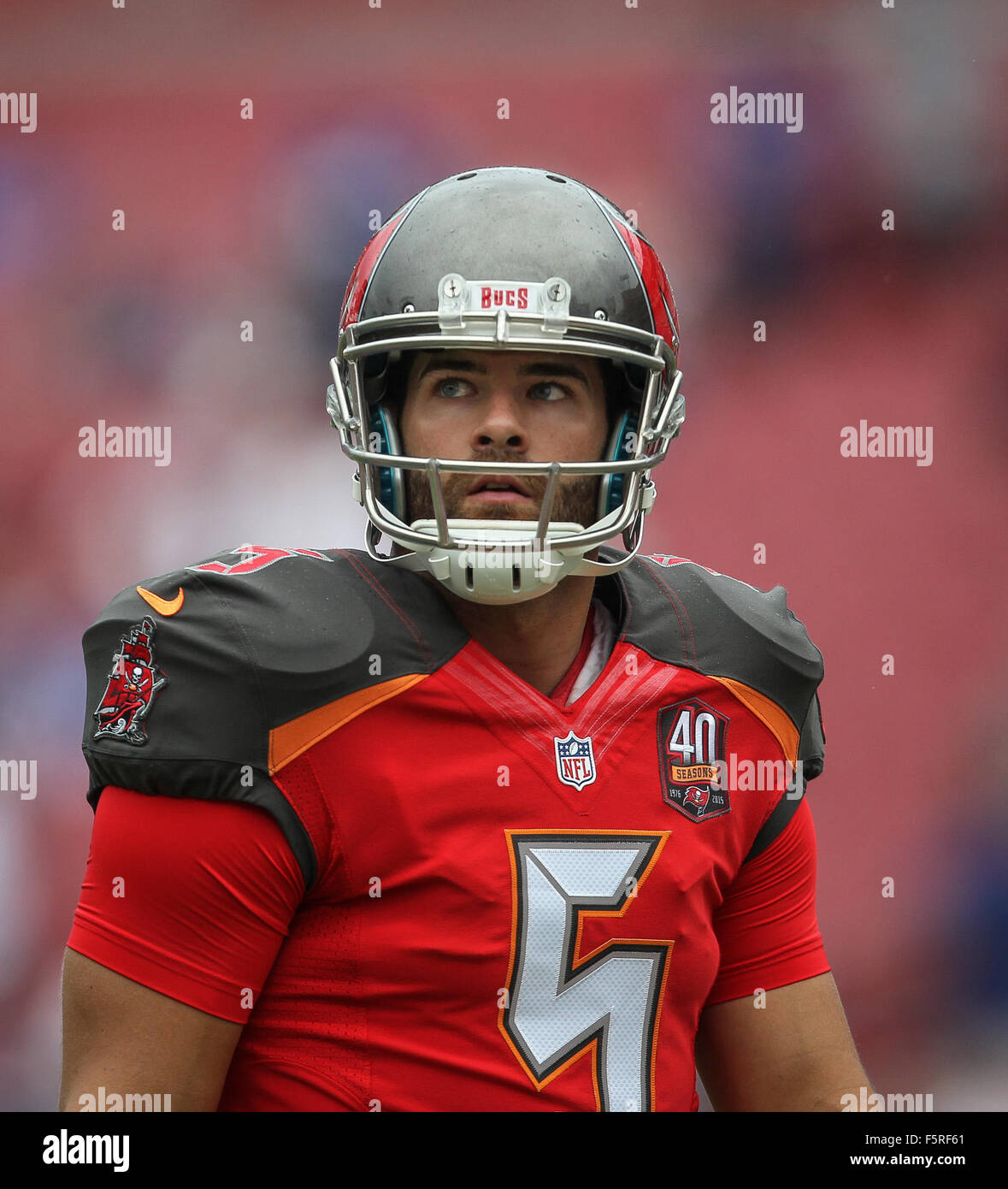 Tampa, Florida, USA. 8th Nov, 2015. Tampa Bay Buccaneers punter Jacob ...