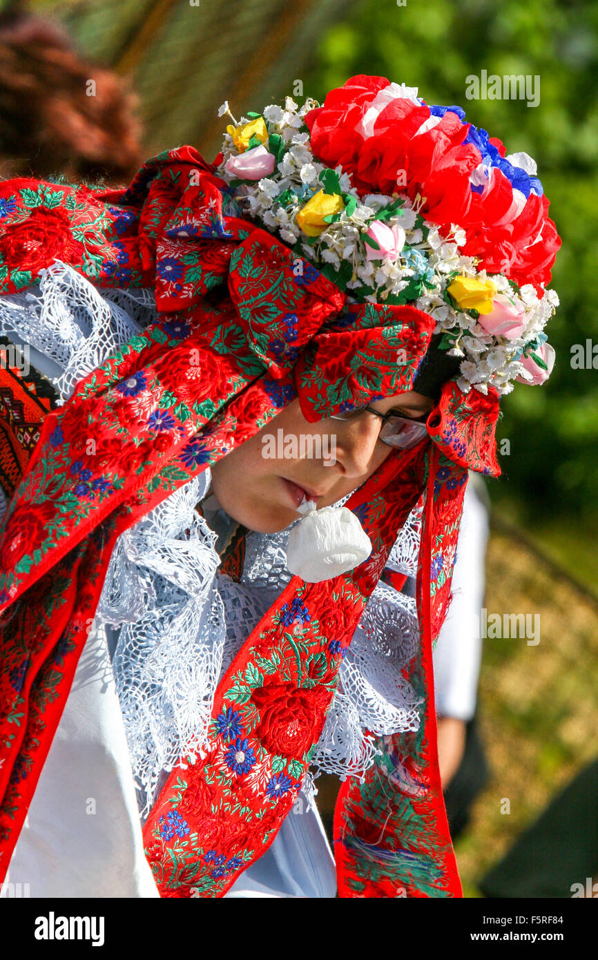 The Ride of the Kings. Traditional folklore festival, Vlcnov, UNESCO ...