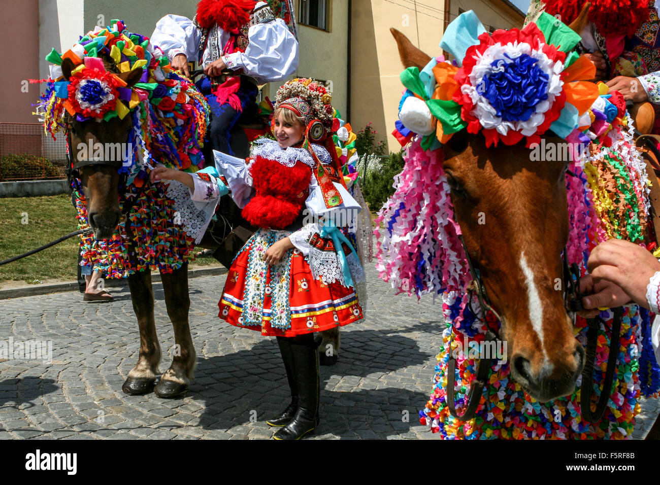 Vlcnov, The Ride of the Kings. Traditional folklore festival, Vlcnov ...