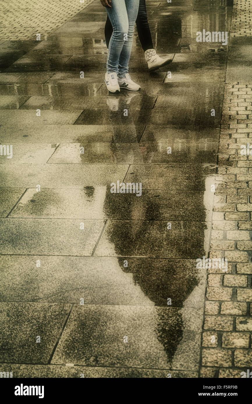 Wet reflection church feet hi-res stock photography and images - Alamy