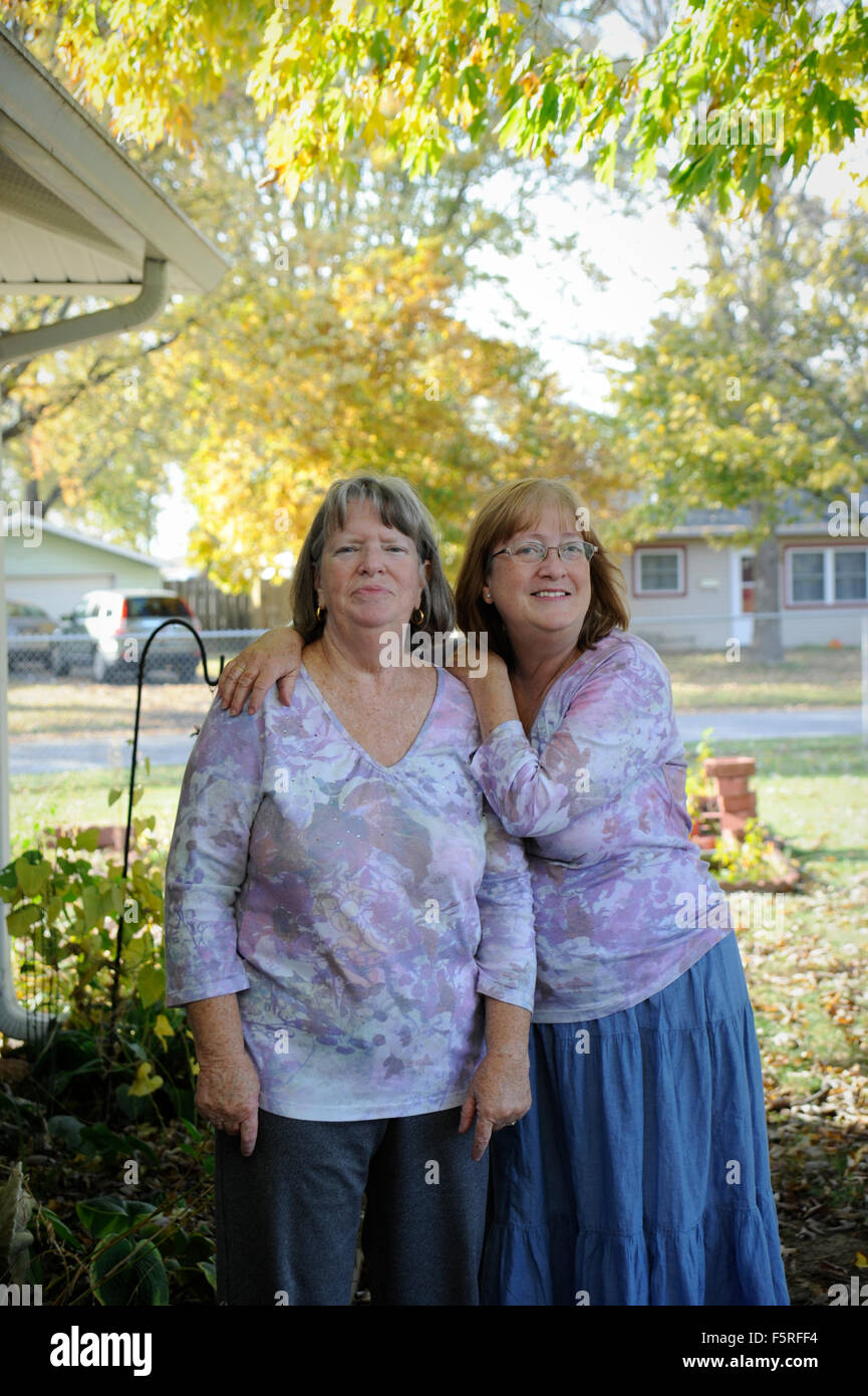 Sisters in Indiana Stock Photo - Alamy