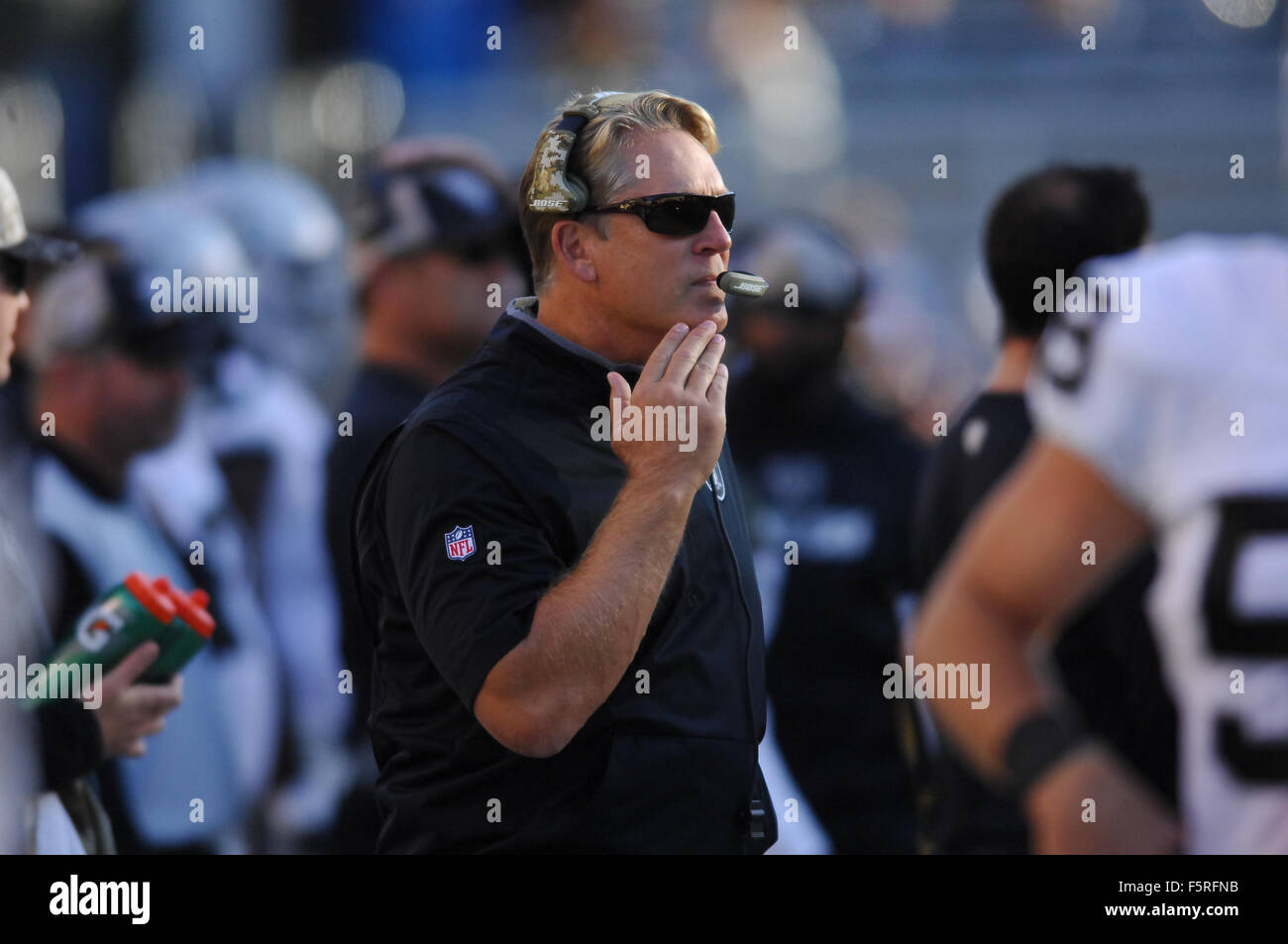 Pittsburgh, PA, USA. 8th Nov, 2015. Head Coach Jack Del Rio during the ...