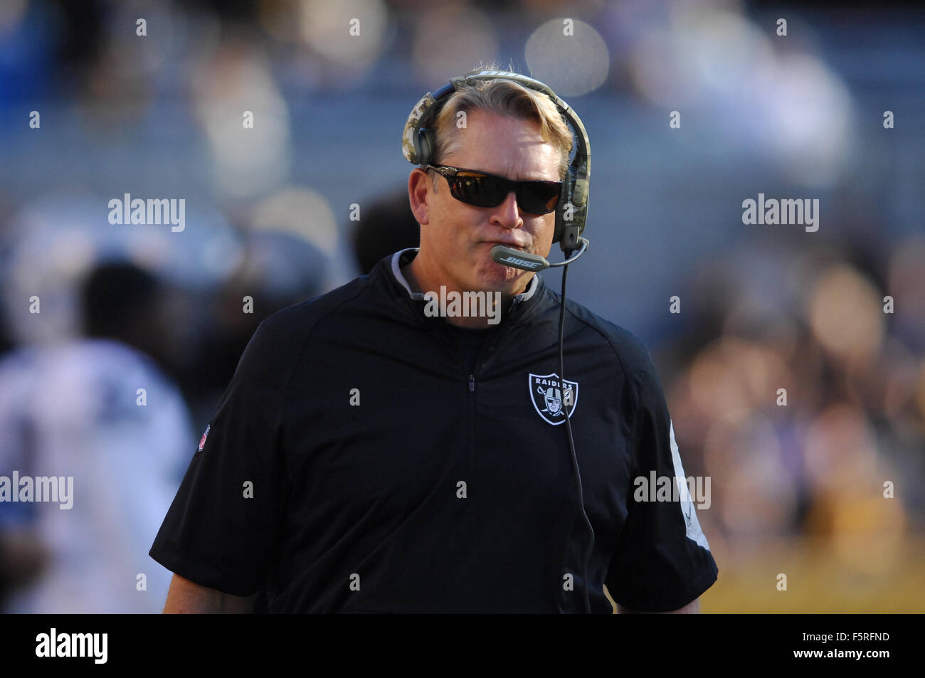 Pittsburgh, PA, USA. 8th Nov, 2015. Head Coach Jack Del Rio during the ...