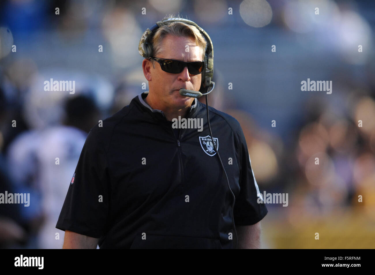 Pittsburgh, PA, USA. 8th Nov, 2015. Head Coach Jack Del Rio during the ...