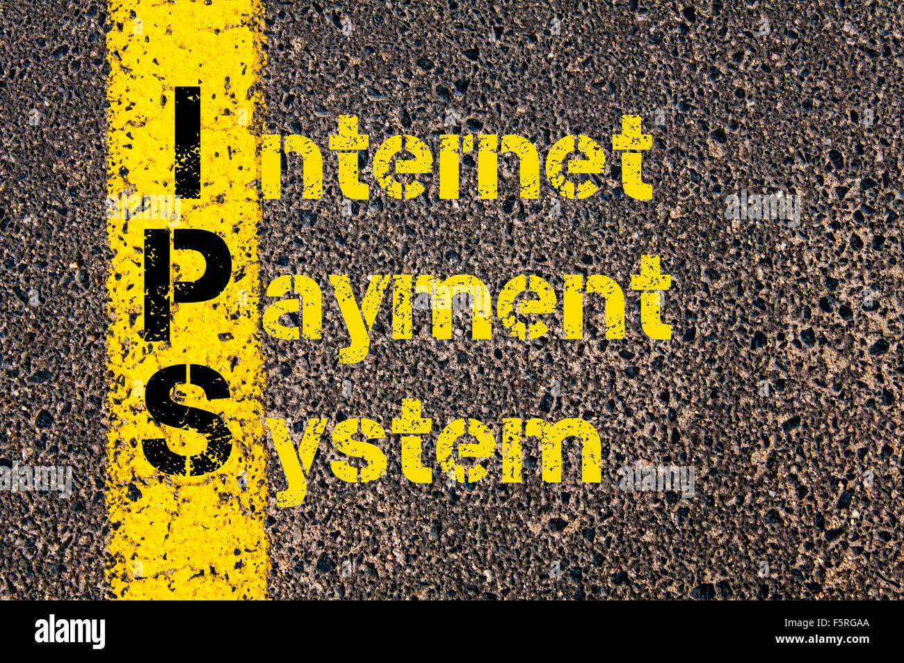 Concept image of Business Acronym IPS as Internet Payment System ...