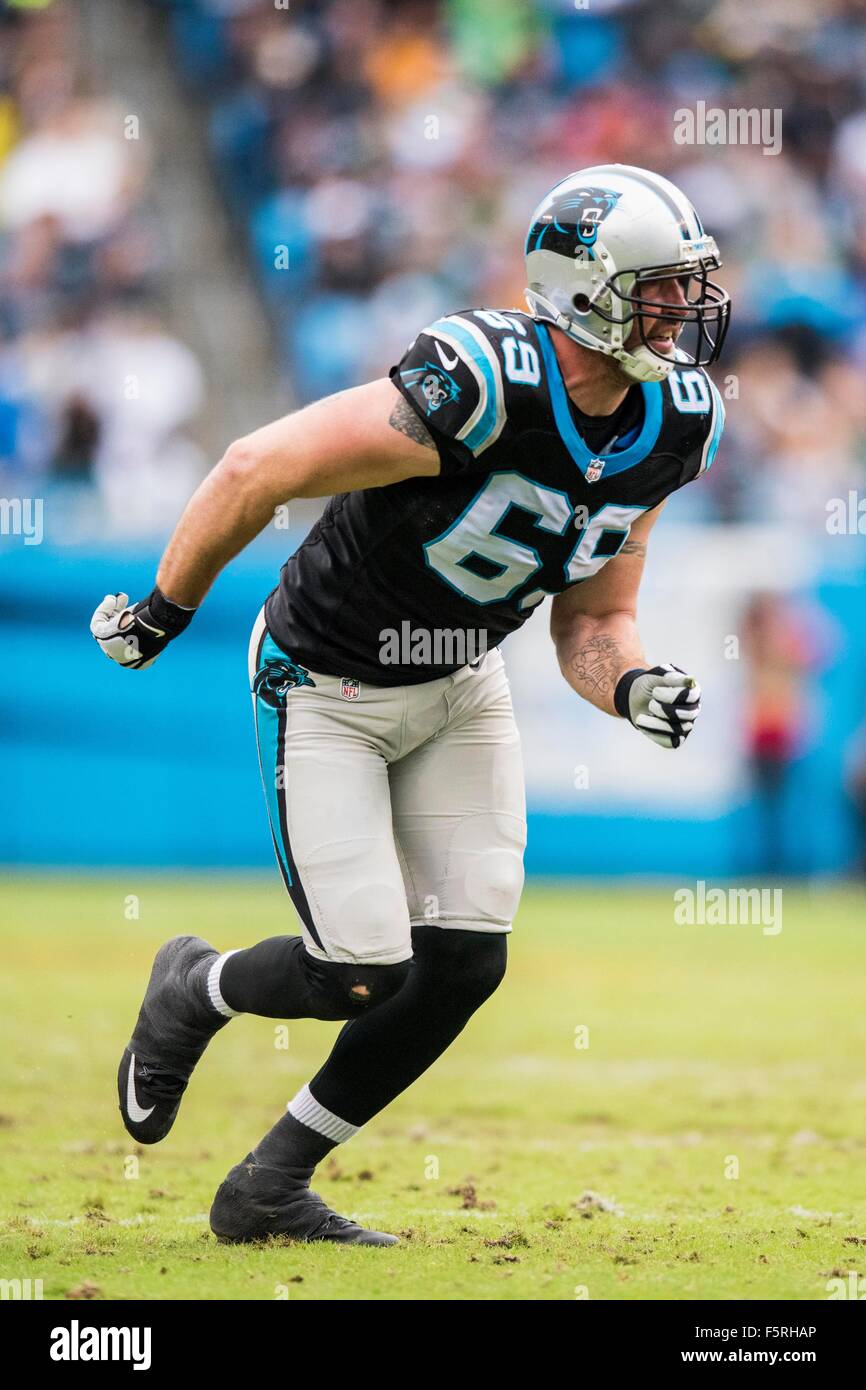 Carolina Panthers defensive end Jared Allen (69) during the NFL ...