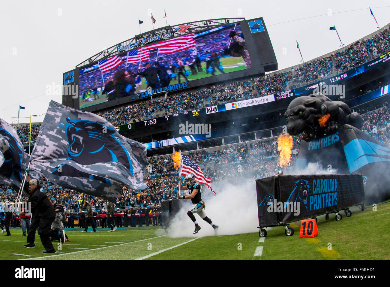 Carolina Panthers wide receiver Brenton Bersin (11) leads the team ...