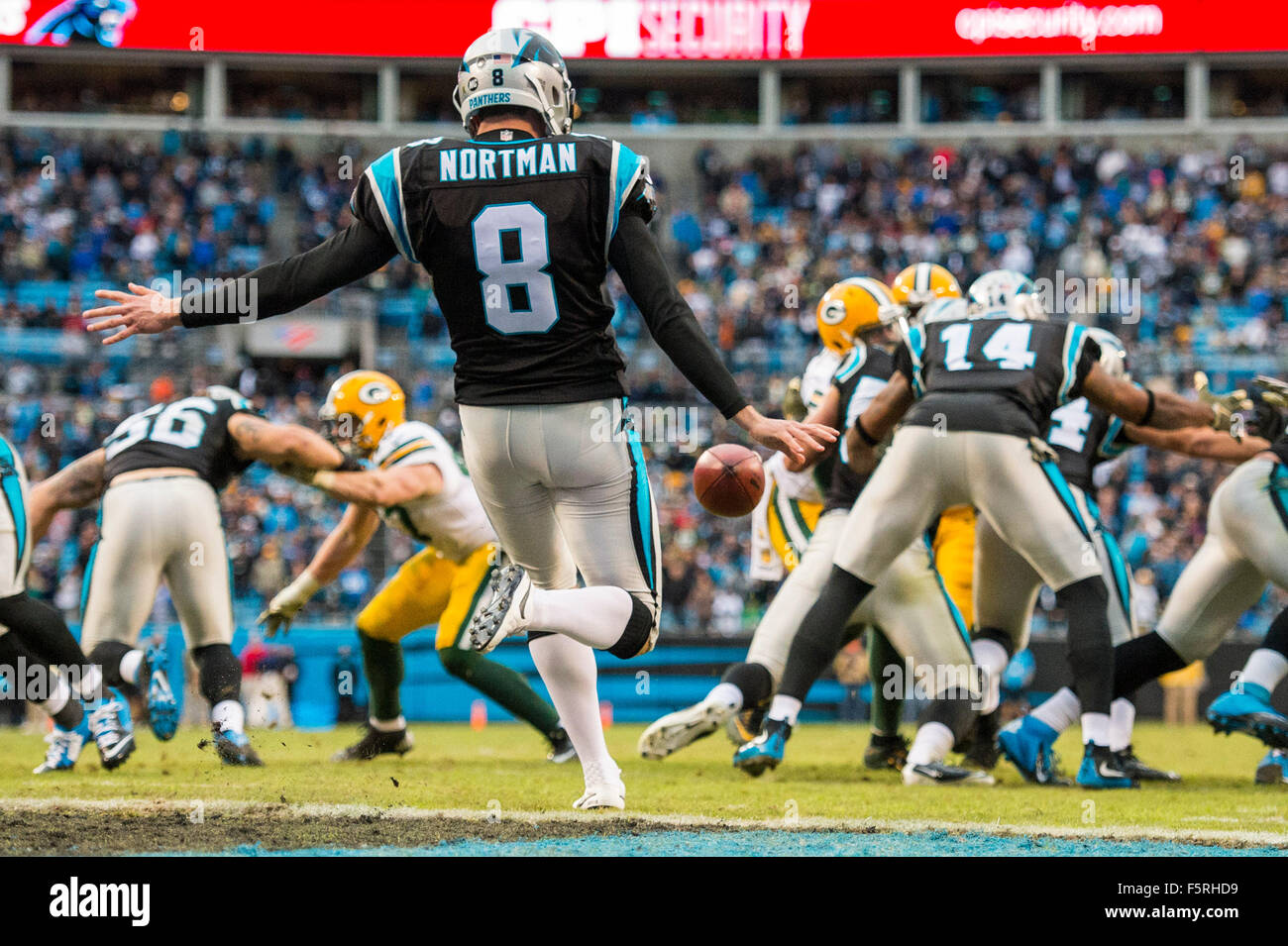 Carolina panthers punter brad nortman hi-res stock photography and ...