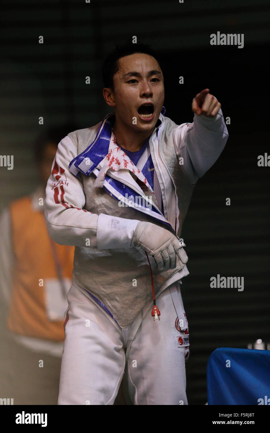 Komazawa Olympic Park Gymnasium, Tokyo, Japan. 8th Nov, 2015. Yuki Ota ...