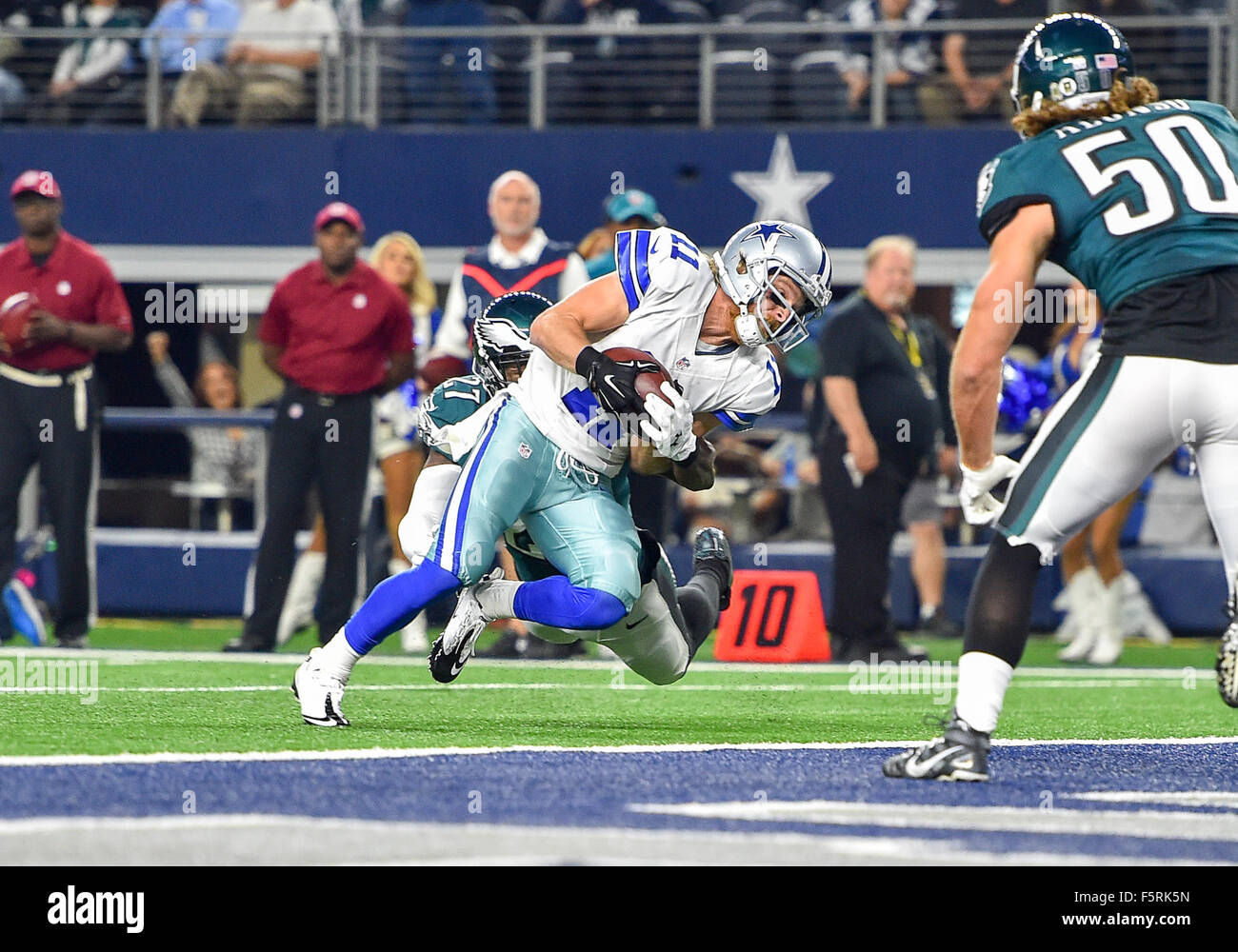 November 08th, 2015:.Dallas Cowboys wide receiver Cole Beasley (11 ...