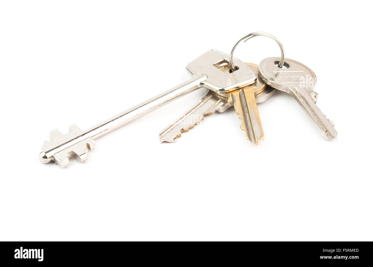 the keys are isolated on a white background Stock Photo - Alamy