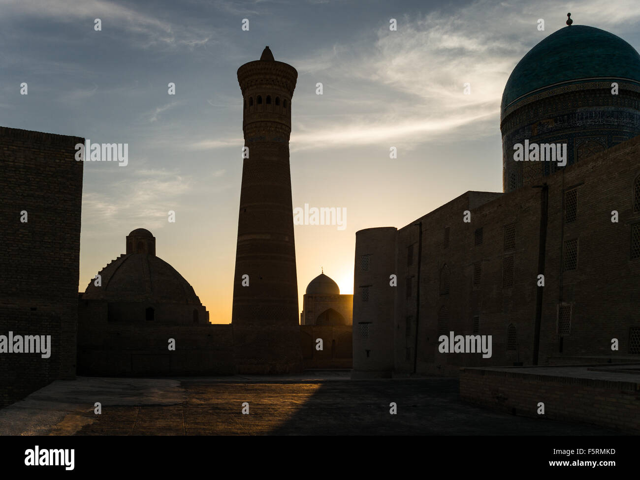 Uzbekistan, Bukhara, the Kalon minaret and mosque Stock Photo - Alamy